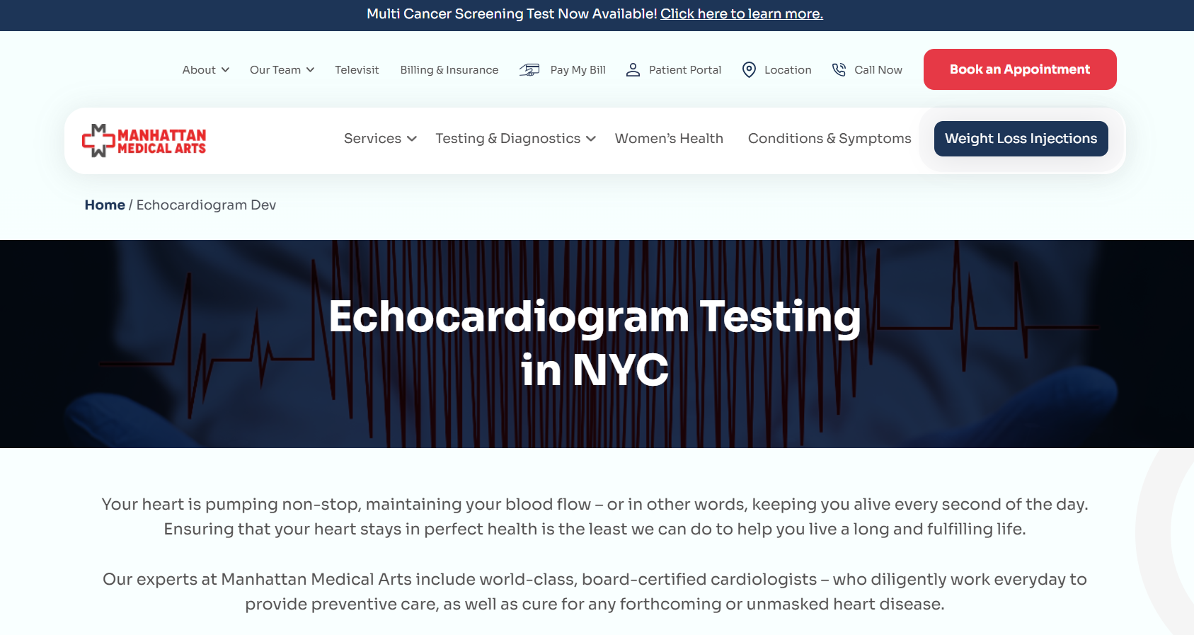 Echocardiogram in Manhattan | Heart Ultrasound Testing