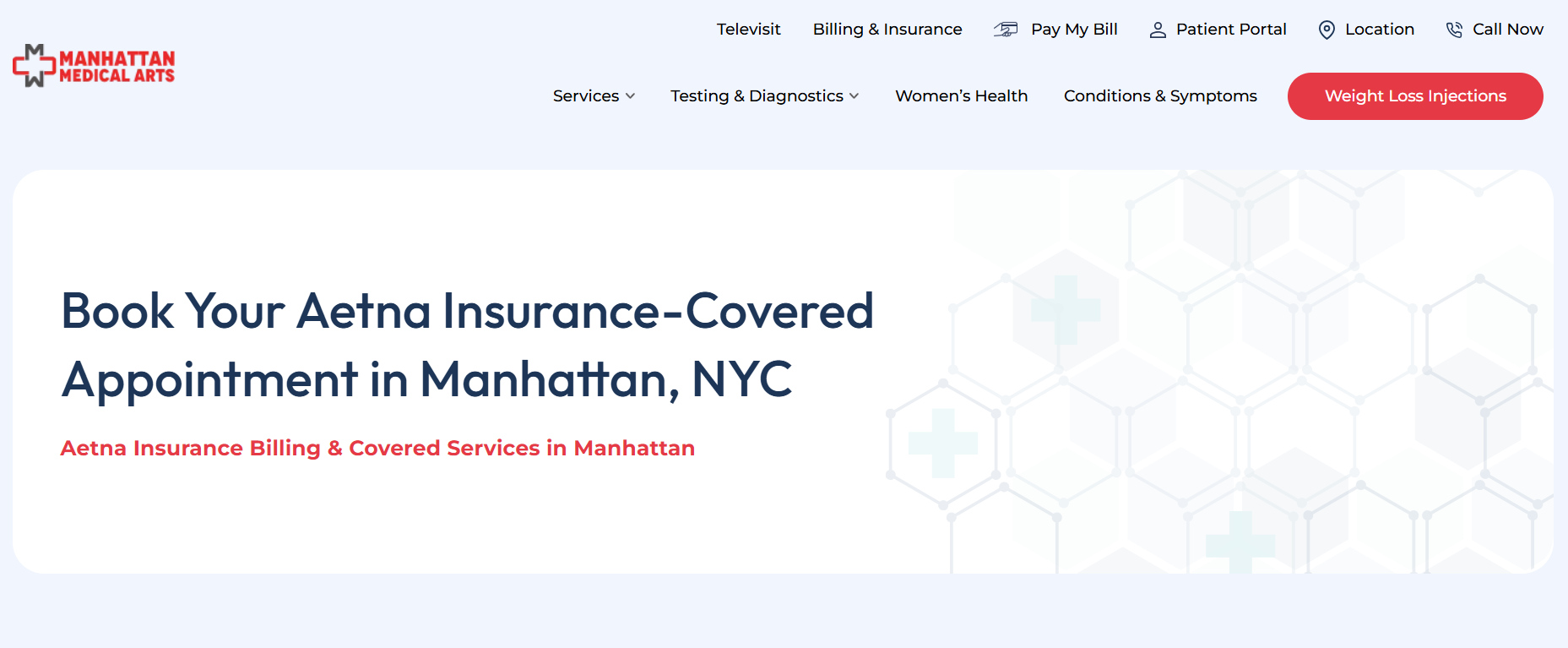 Aetna Insurance | Covered Appointment in Manhattan