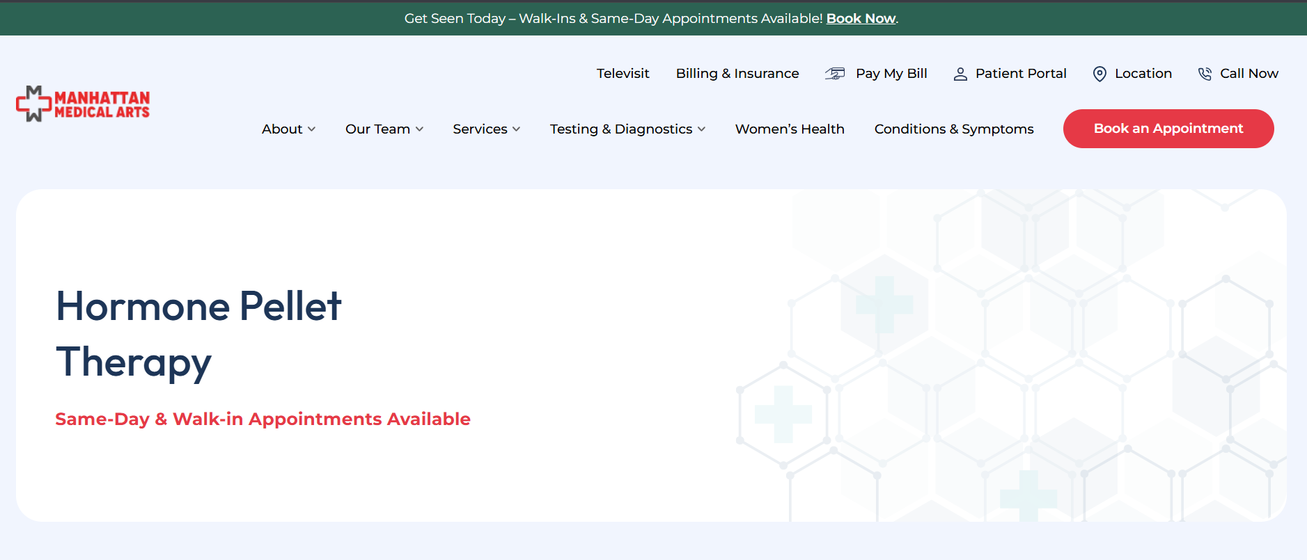 Hormone Pellet Therapy in NYC